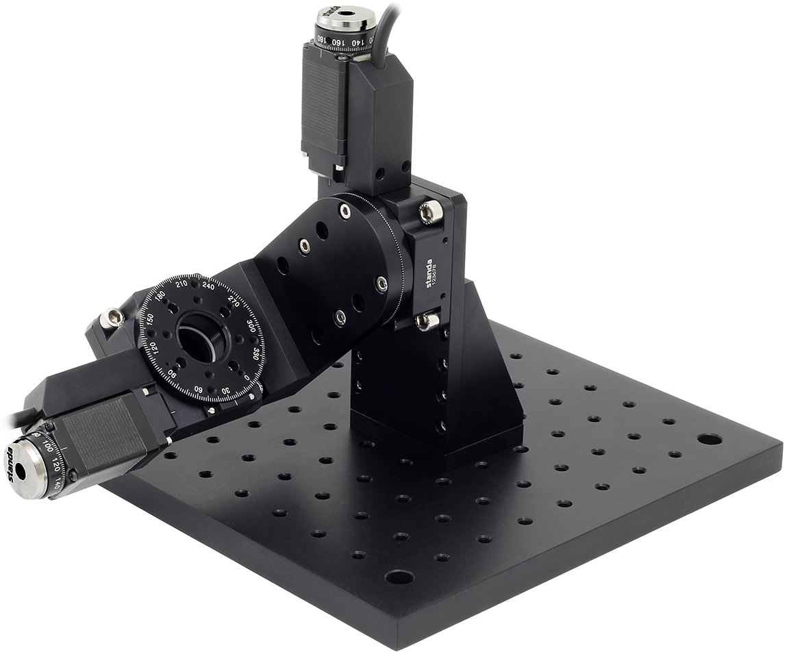 2 axis XY Rotation Stage Motorized XYZ Translation Stage Custom Engineering Catalog 